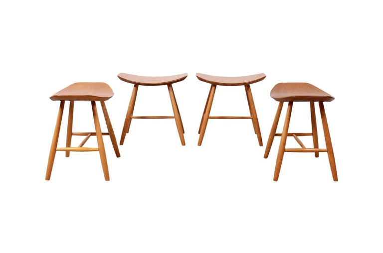 Set of Stools by Ejvind Johansson for FDB Mobler at 1stDibs
