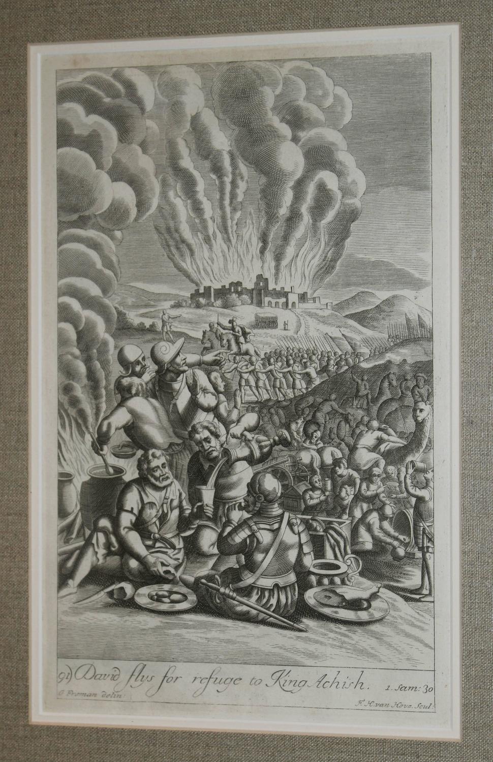Set of Eight European Fire Related Engravings by G.Freeman Nicely ...