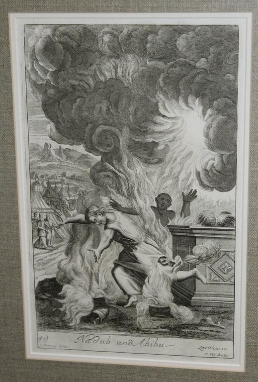 Set of Eight European Fire Related Engravings by G.Freeman Nicely ...