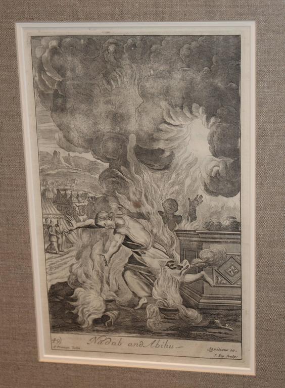 Set of Eight European Fire Related Engravings by G.Freeman Nicely ...