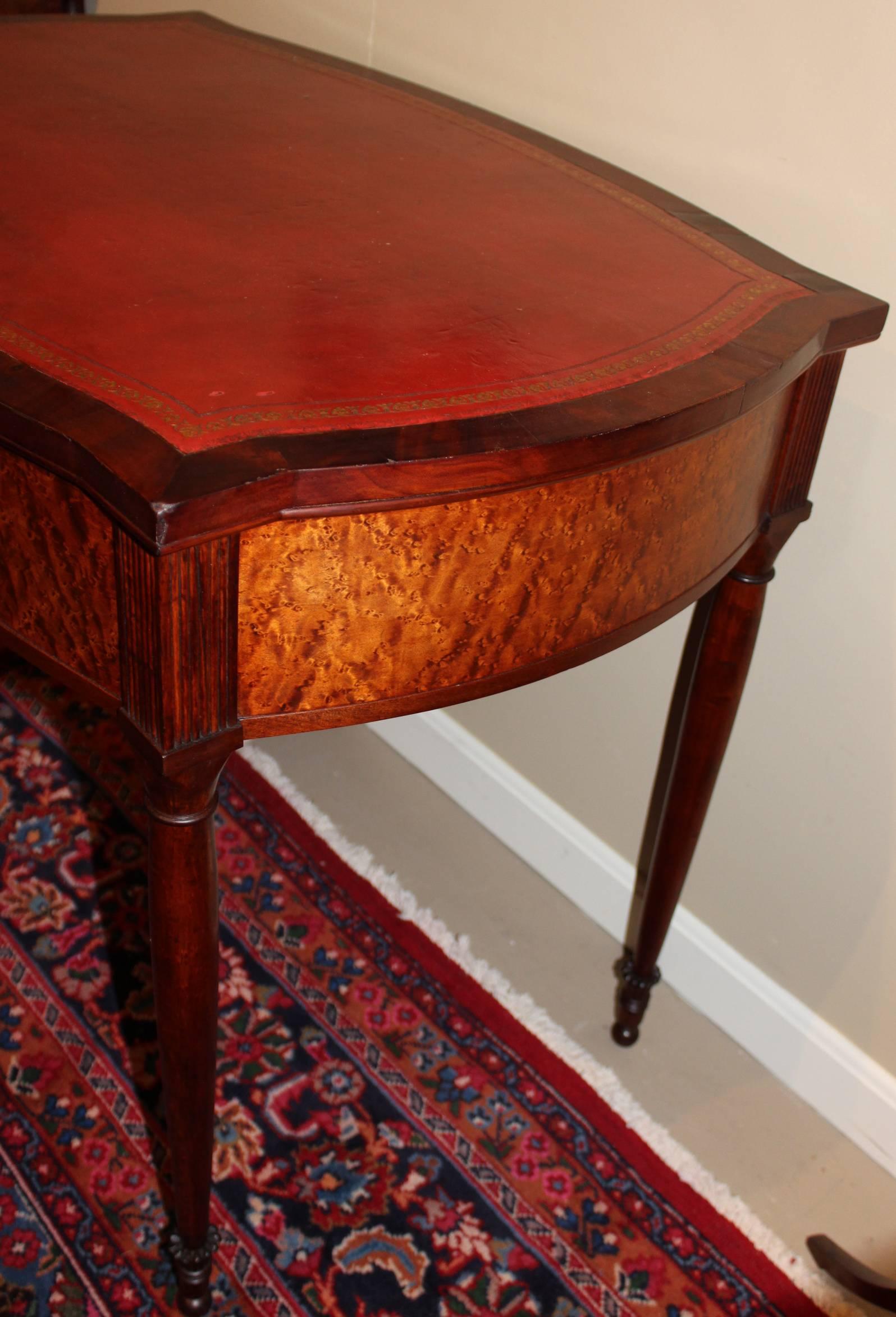 Federal Boston Library Table circa 1800 Attributed to John or Thomas ...