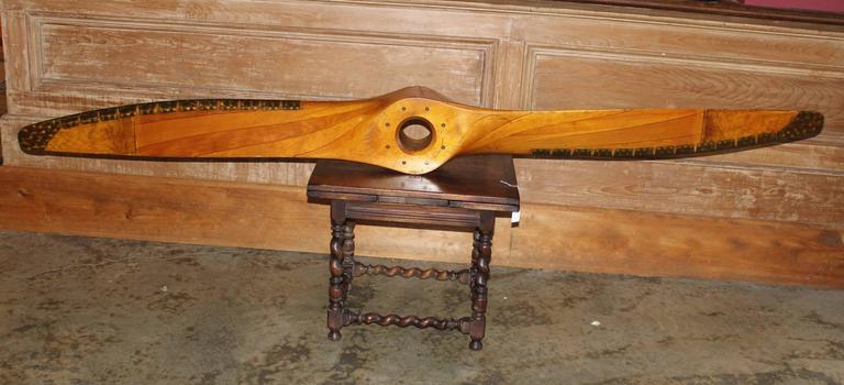 Hartzell Walnut Propeller for the PT-3 Stearman Aircraft, circa 1930s ...