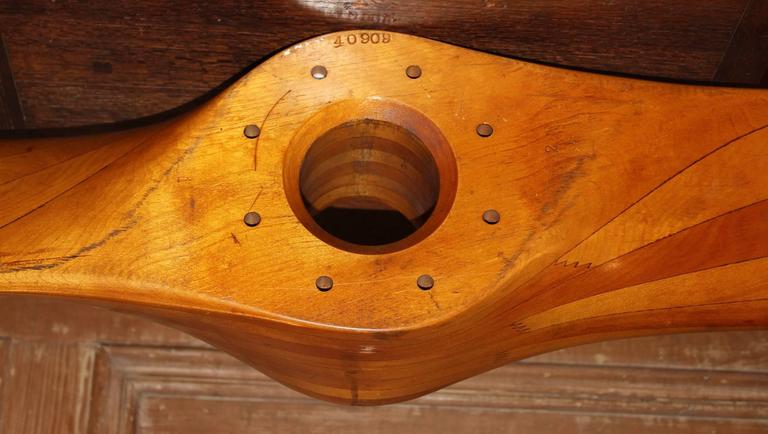 Hartzell Walnut Propeller for the PT-3 Stearman Aircraft, circa 1930s ...