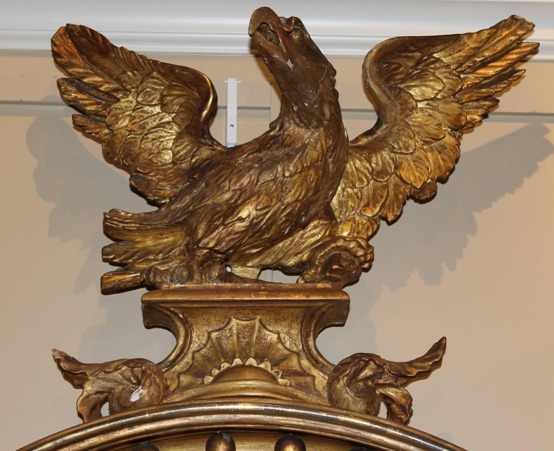 Exceptional Girandole Mirror with Rare Eagle and Serpent Motif at ...