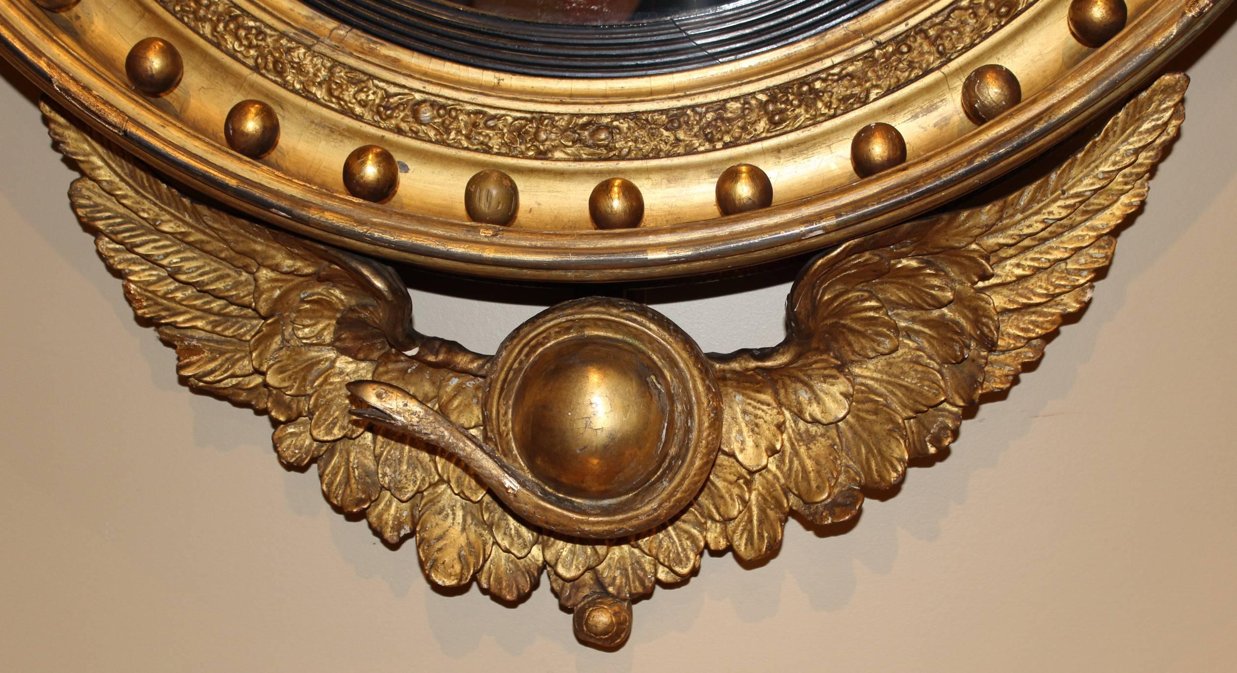 Exceptional Girandole Mirror with Rare Eagle and Serpent Motif at ...