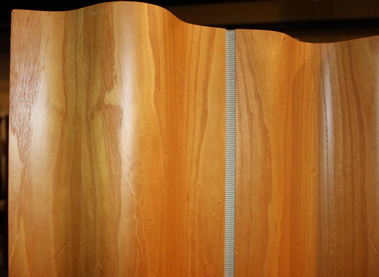 Eames Birch Plywood Six Panel Folding Screen for Herman Miller at 1stDibs
