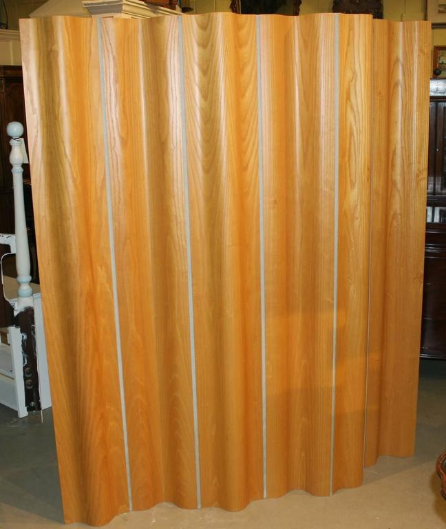 Eames Birch Plywood Six Panel Folding Screen for Herman Miller at 1stDibs