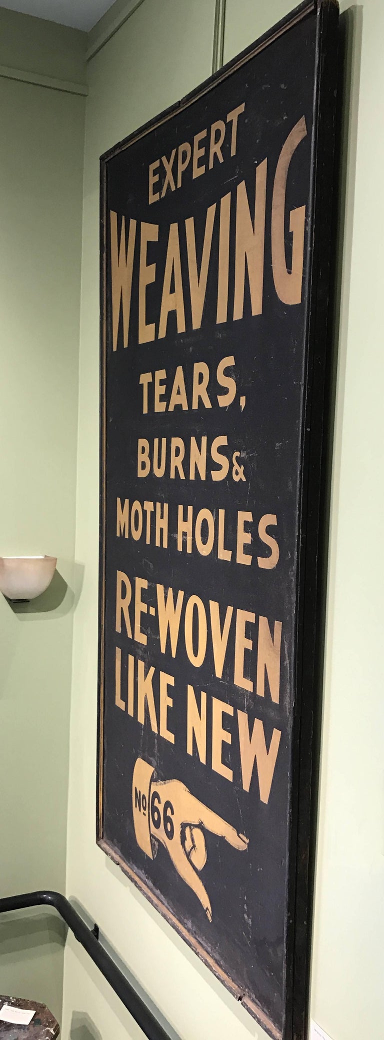 19th Century SoHo District New York Expert Weaving Advertising Trade ...