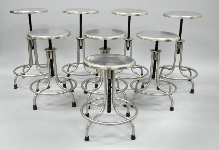 Vintage Stainless Steel American Industrial Modern Steampunk Adjustable ...