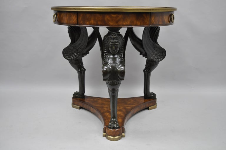 Theodore Alexander Replica Sphinx Monopodiae Round Center Table ...