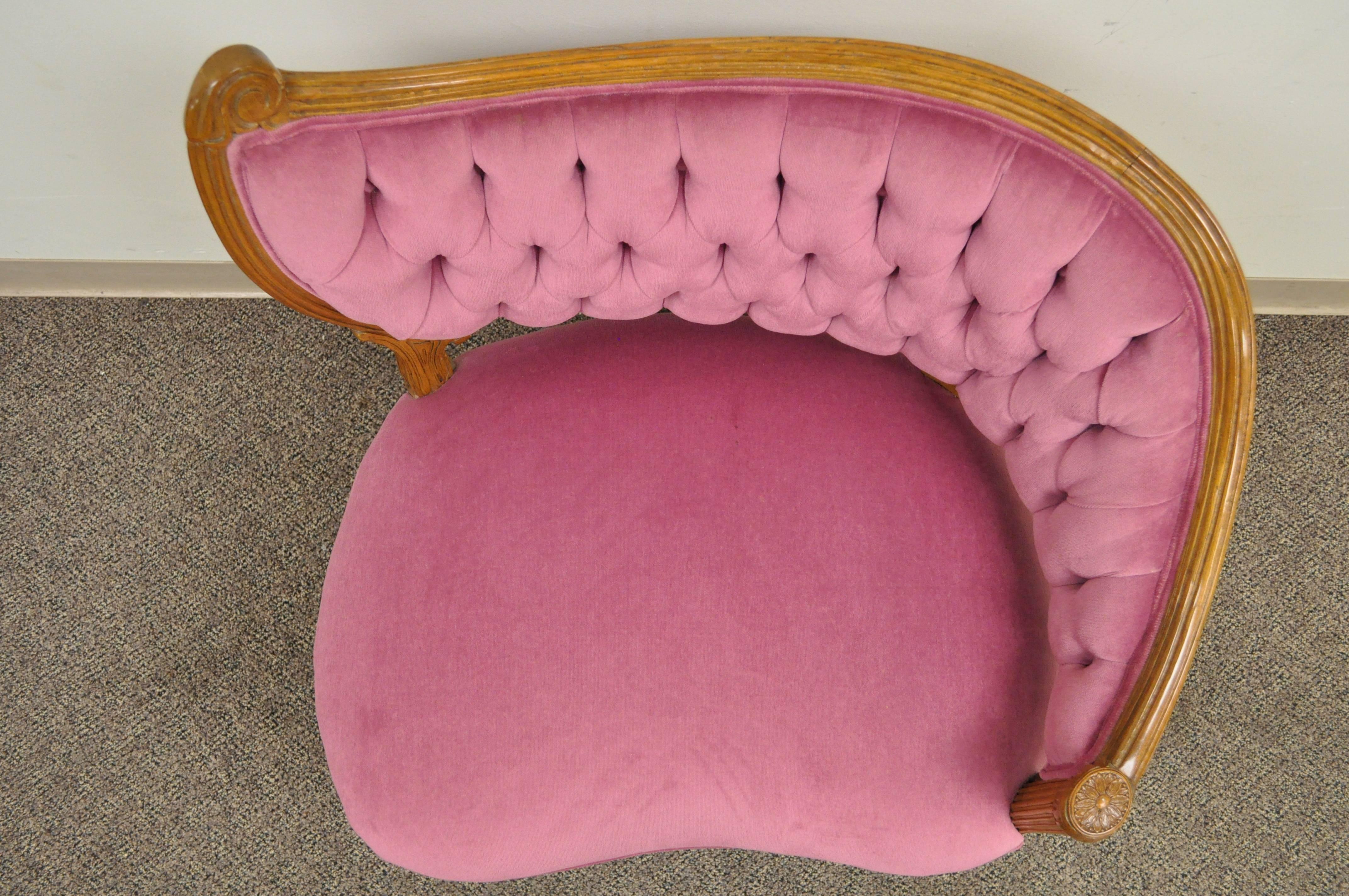 Pair of Hollywood Regency Fireside Parlor Chairs Attributed to Grosfeld ...