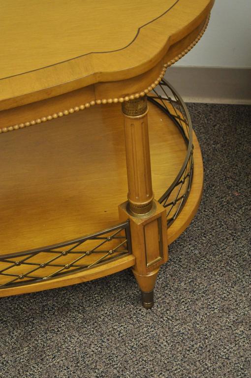 Pair of Custom French Regency Style Oversize Turtle Top Two Tier Lamp ...