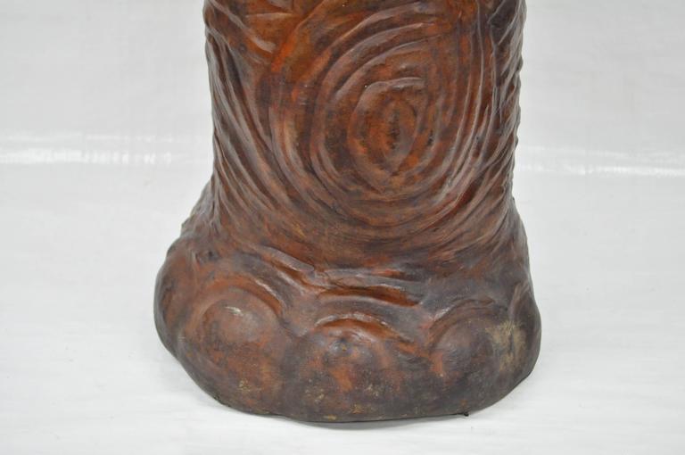 1960s Distressed Leather Elephant Foot Stool Abercrombie and Fitch ...