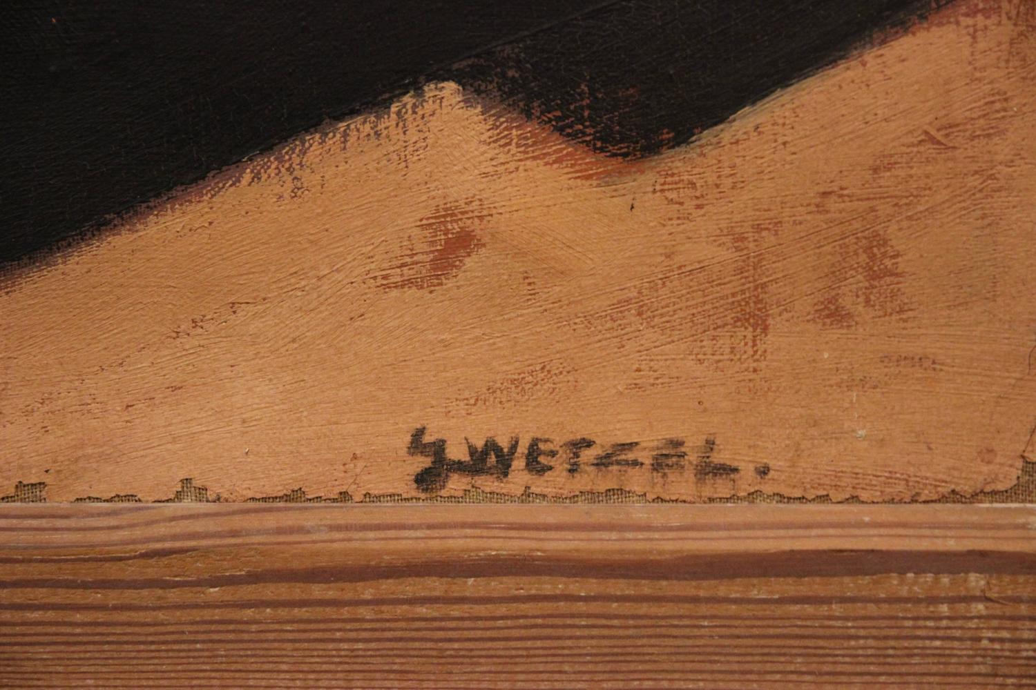 G. Wetzel, Oil on canvas, Signed, circa 1940, France For Sale at 1stdibs