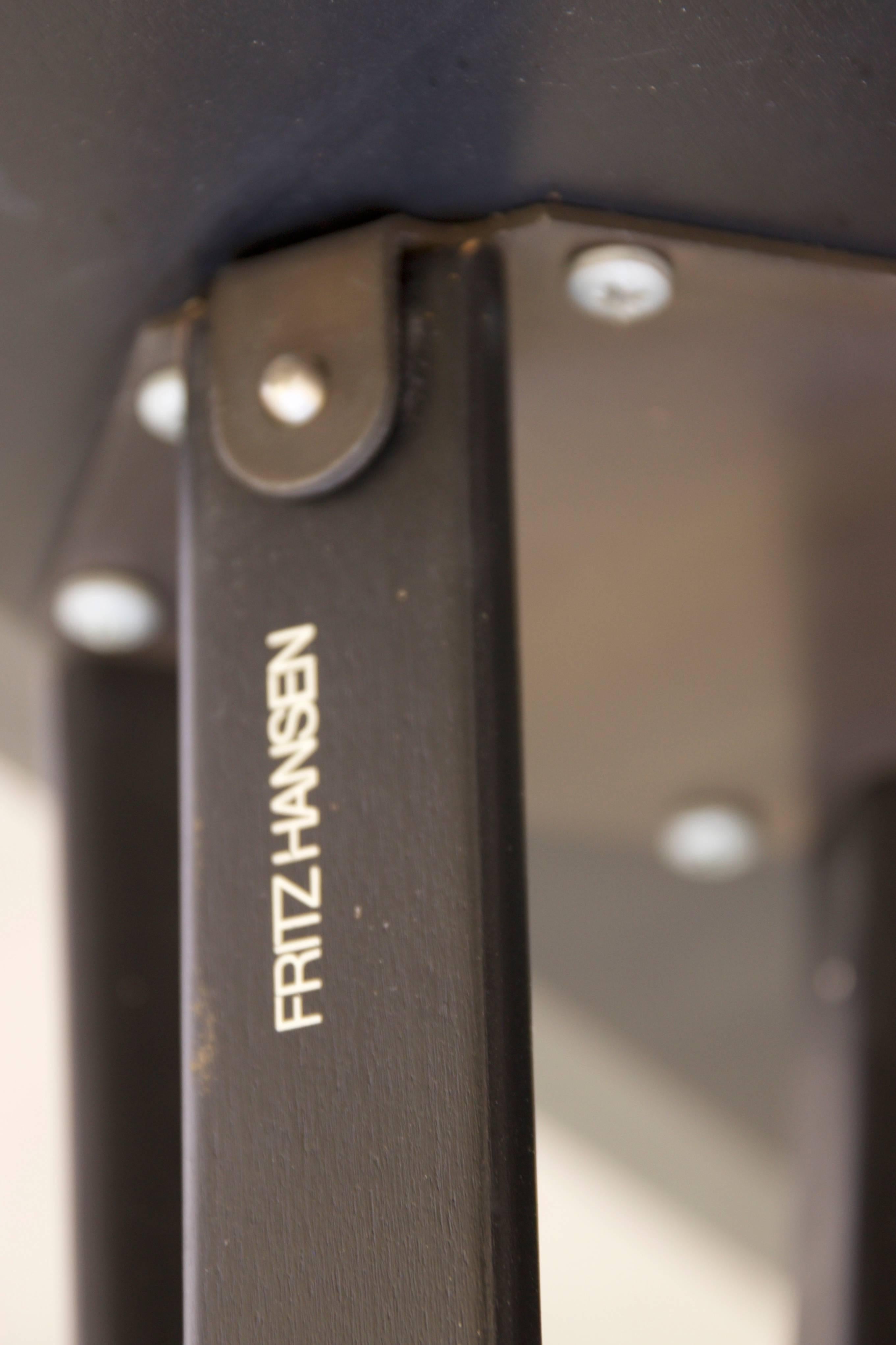 Fritz Hansen, Console, Fritz Hansen, Denmark, 1984 Logo, Wood, circa ...