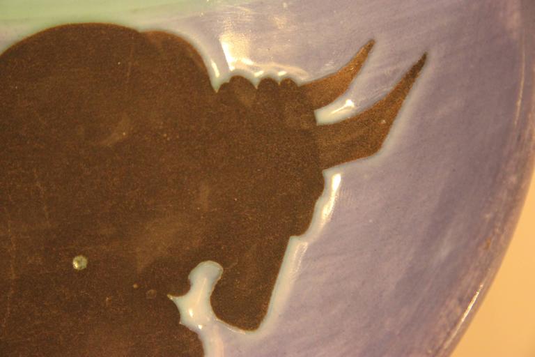 "Toros" Plate, Stamped and Marked Edition, Picasso, Madura For Sale at ...