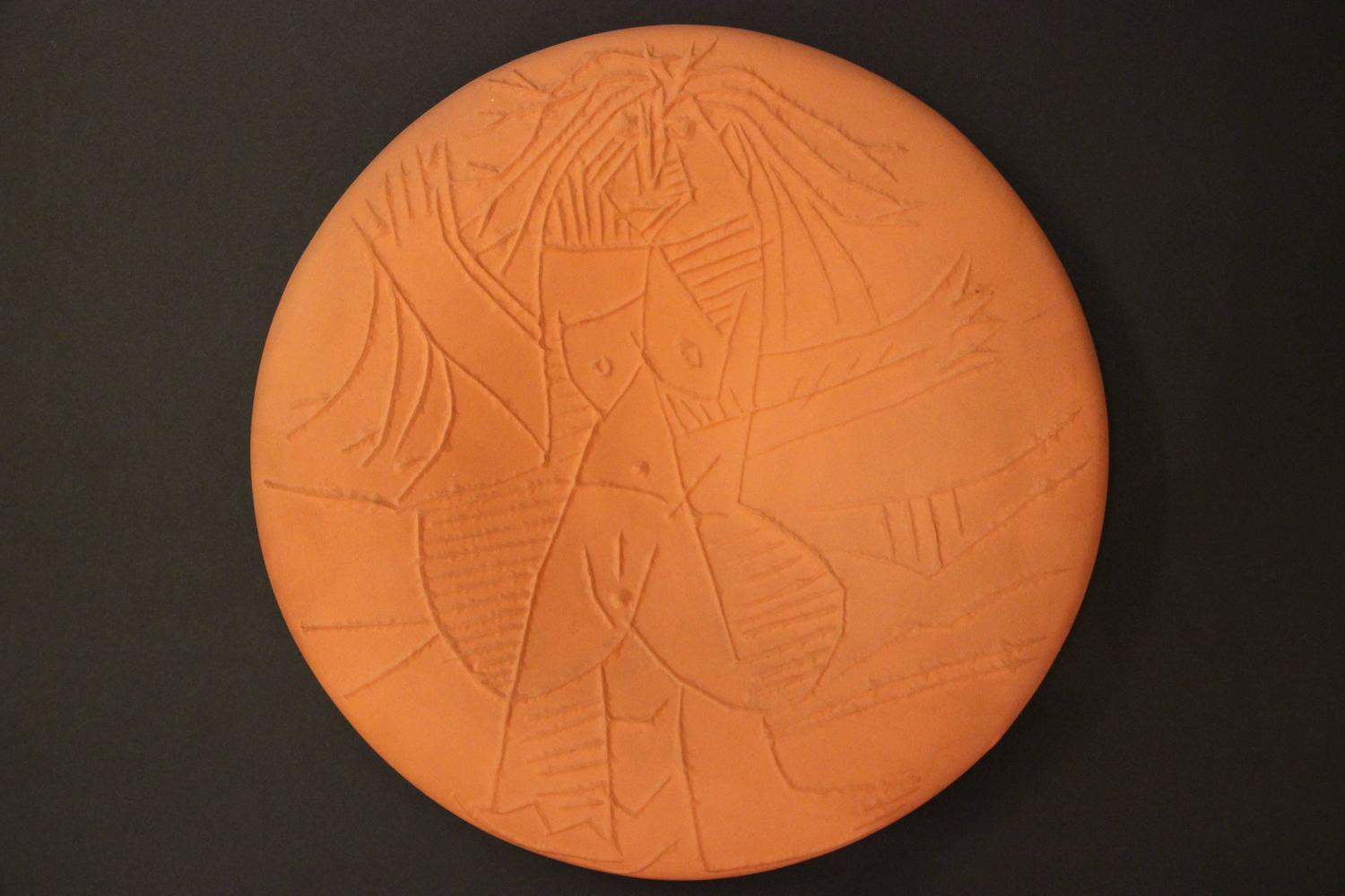 Pablo Picasso, Terracotta Plate, Madoura Plein Feu, Signed and Numbered ...