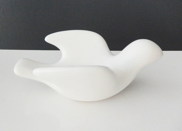 French Mid-Century White Faience Dove/Andre Baud/Vallauris For Sale at ...