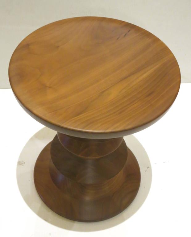American Mid-Century Modern Eames Walnut Stool for Herman Miller at 1stDibs