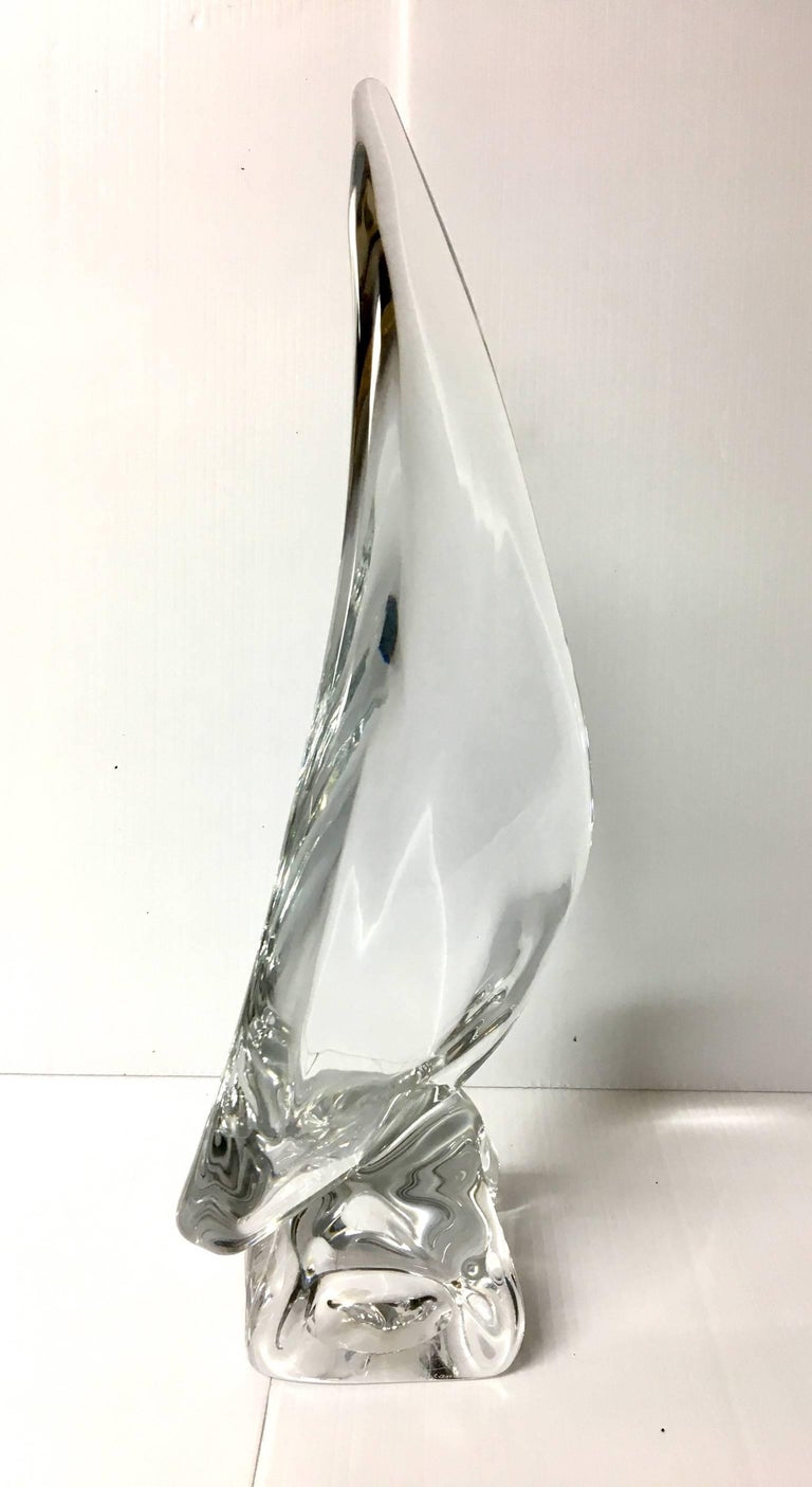 Large Crystal Sailboat Sculpture by Daum, France at 1stDibs | daum ...