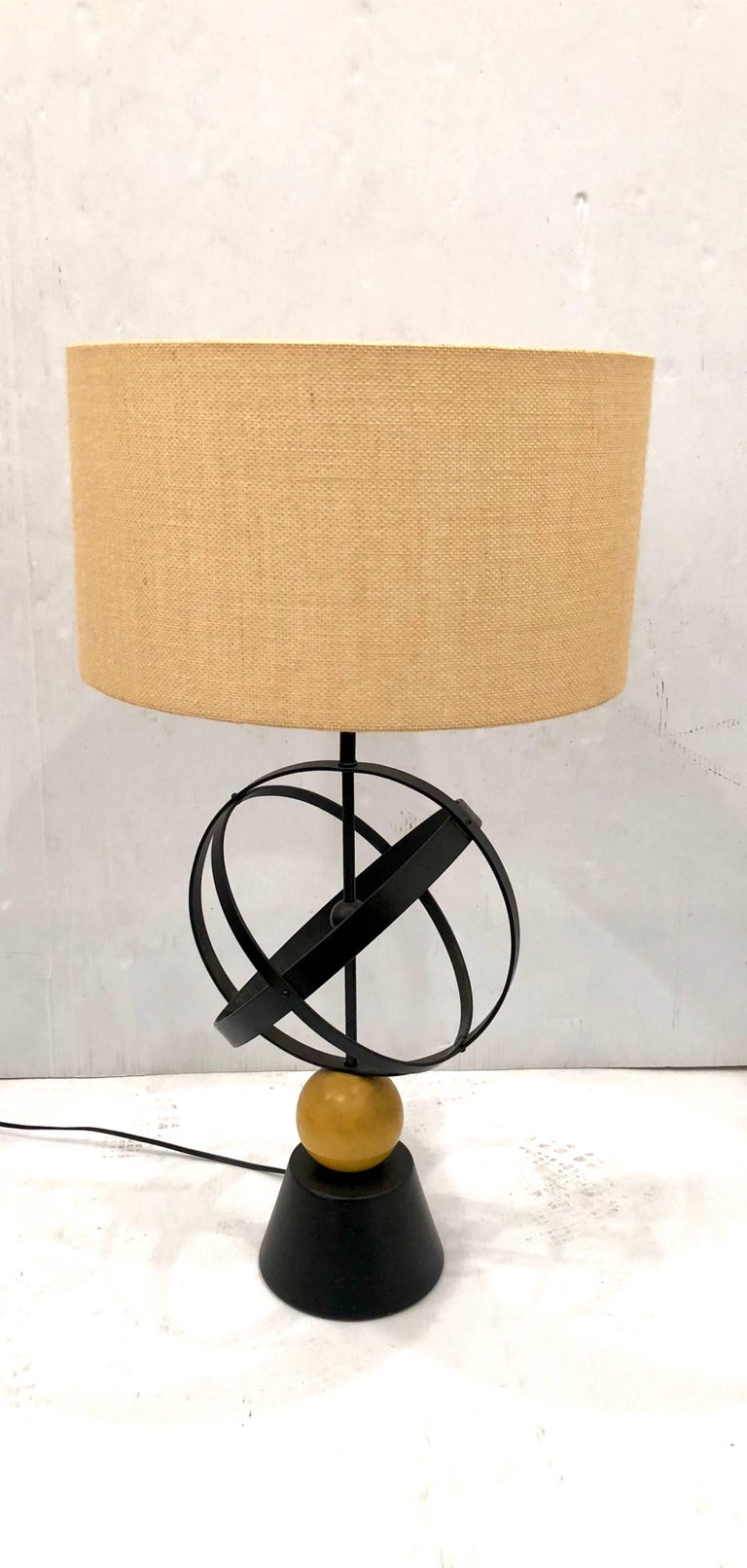 American Midcentury Atomic Age Table Lamp For Sale at 1stdibs