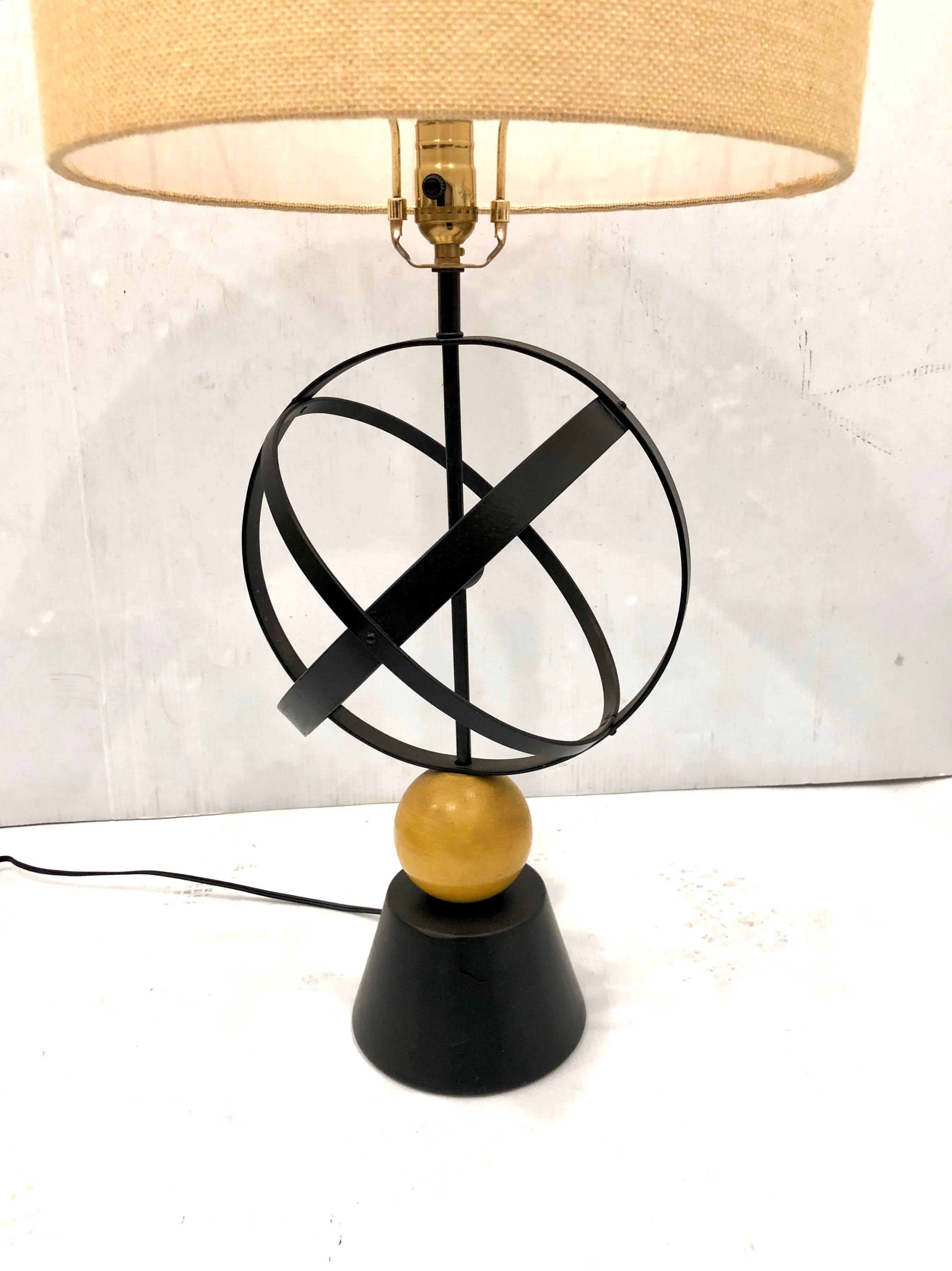 American Midcentury Atomic Age Table Lamp at 1stDibs | atomic age lamps ...