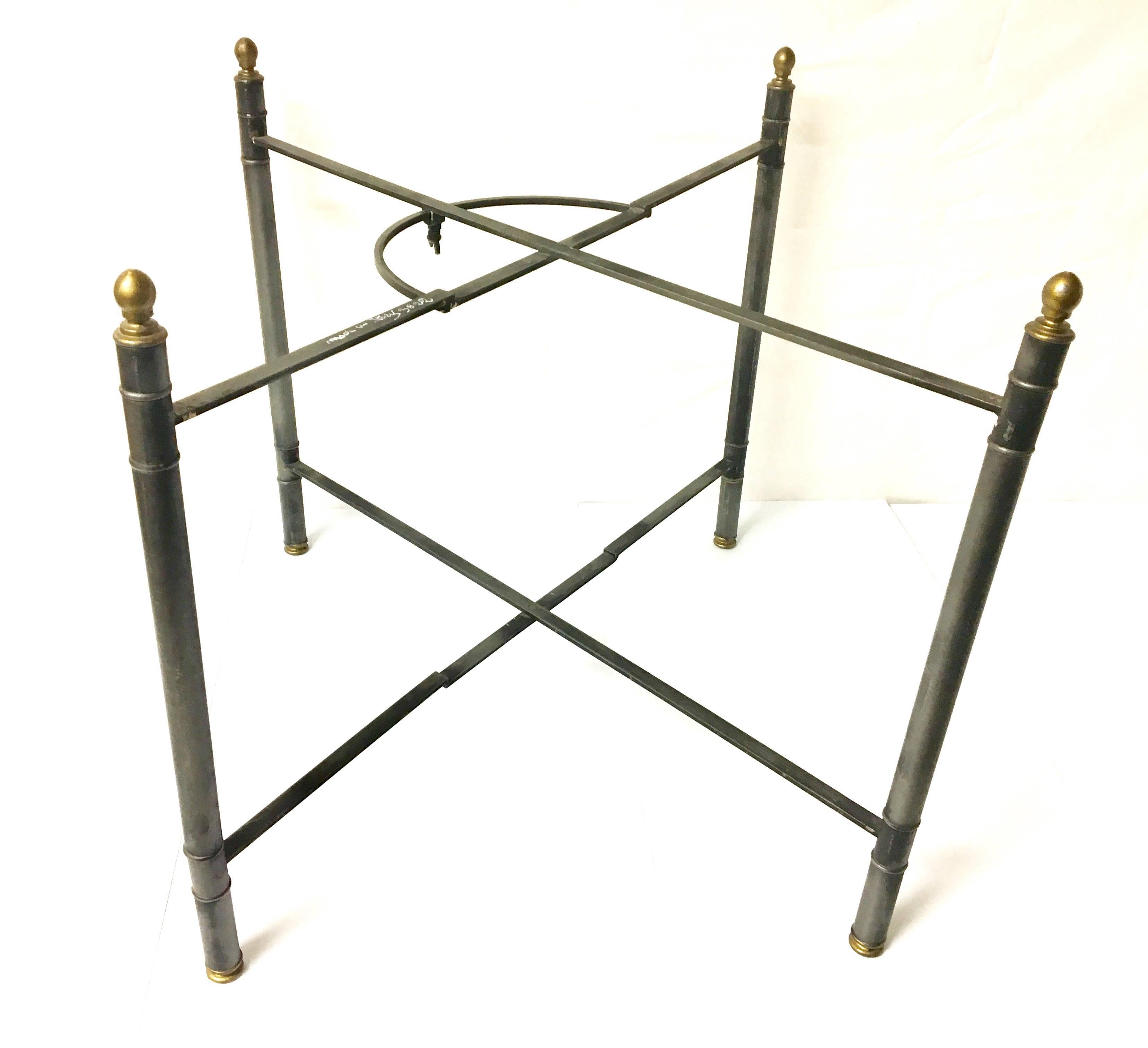 Classical Italian Scalloped Table with Collapsible Base and Removable ...