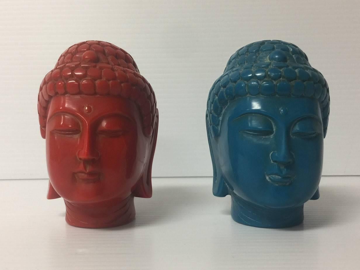 Midcentury Bakelite Buddha Heads at 1stDibs