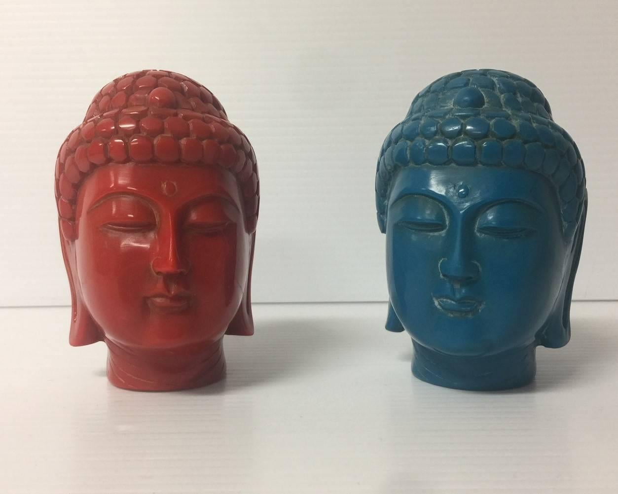 Midcentury Bakelite Buddha Heads at 1stDibs
