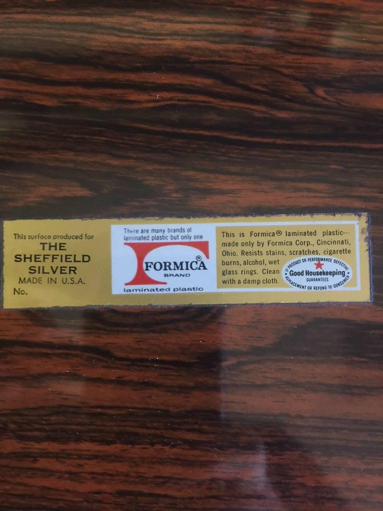 Midcentury Serving Tray by Sheffield Silver Co For Sale at 1stDibs