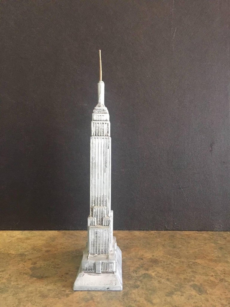 Vintage Empire State Building Model in Metal at 1stDibs