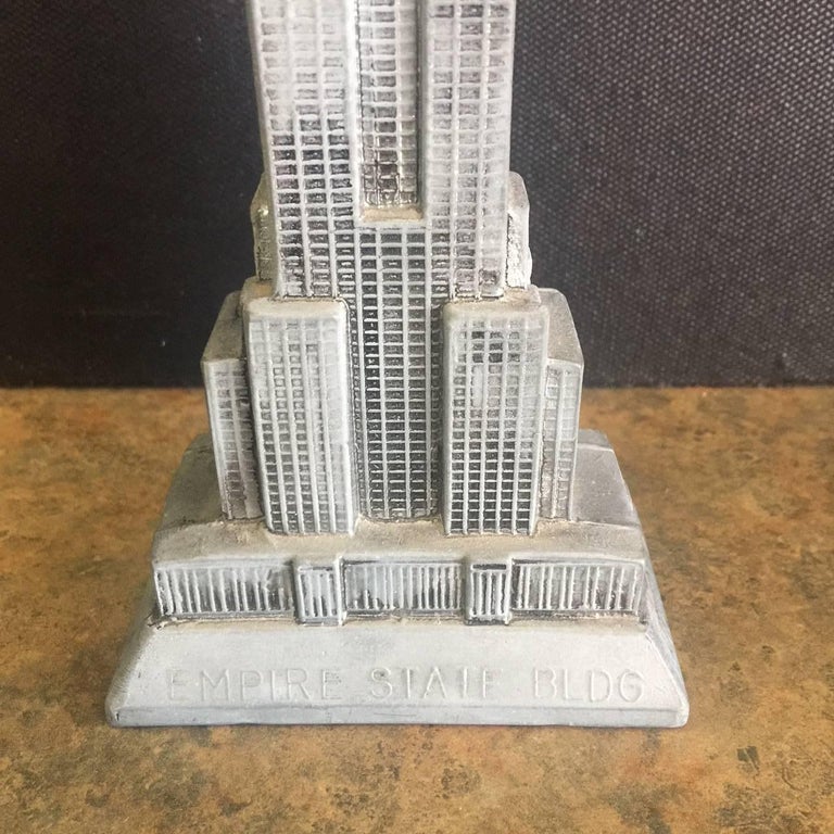 Vintage Empire State Building Model in Metal at 1stDibs