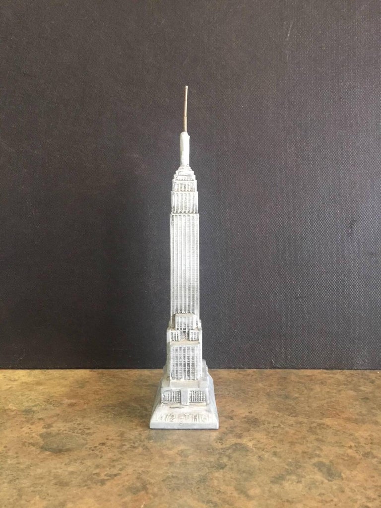 Vintage Empire State Building Model in Metal at 1stDibs