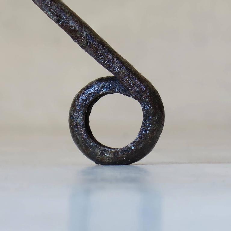 Circular Rustic Iron "Pique-Cierge", France, 19th Century For Sale at ...
