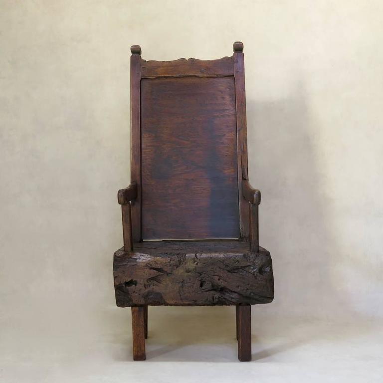Primitive Chair, France, circa 15th Century at 1stDibs