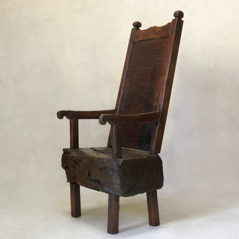 Primitive Chair, France, circa 15th Century at 1stDibs