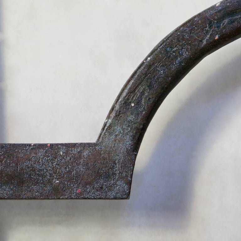 Extra Large Wrought Iron Bow and Arrow, France, circa 1880s at 1stDibs