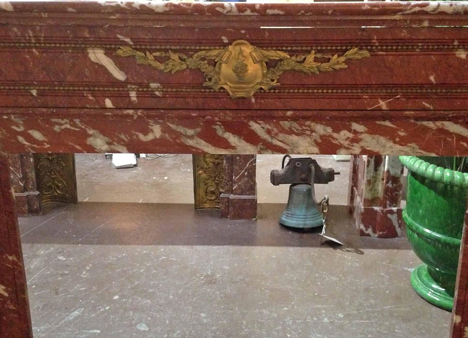 Antique French Marble Mantel Red, circa 1850 For Sale at 1stDibs ...