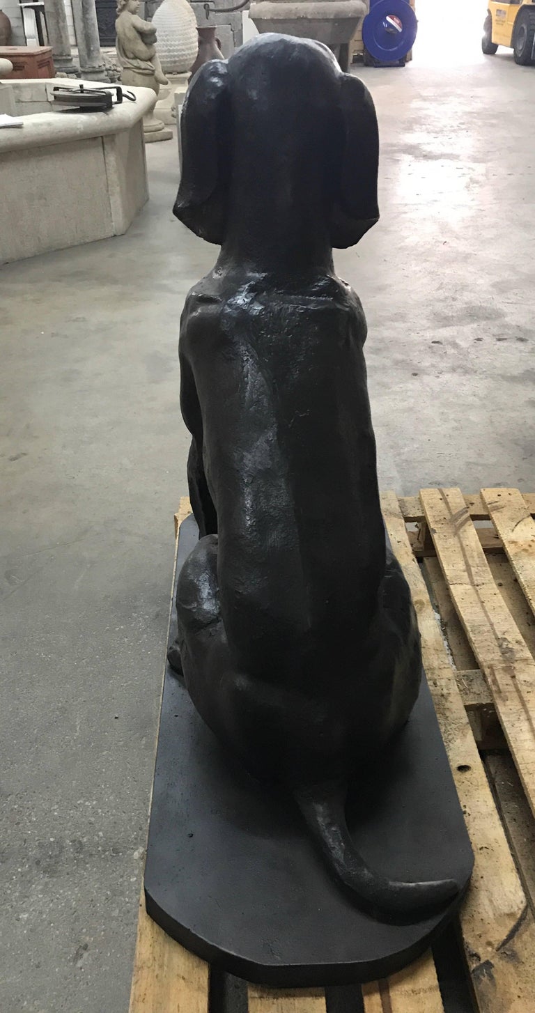 Antique Cast Iron Dogs, circa 1920 For Sale at 1stDibs