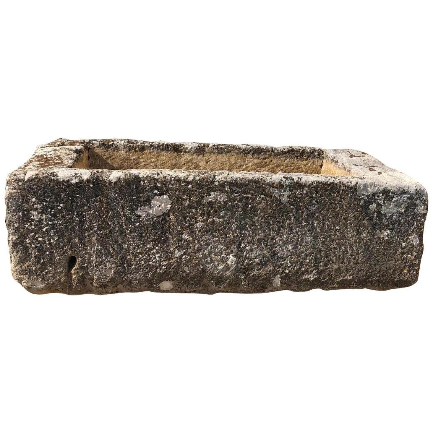 Antique Stone Trough at 1stDibs | antique trough
