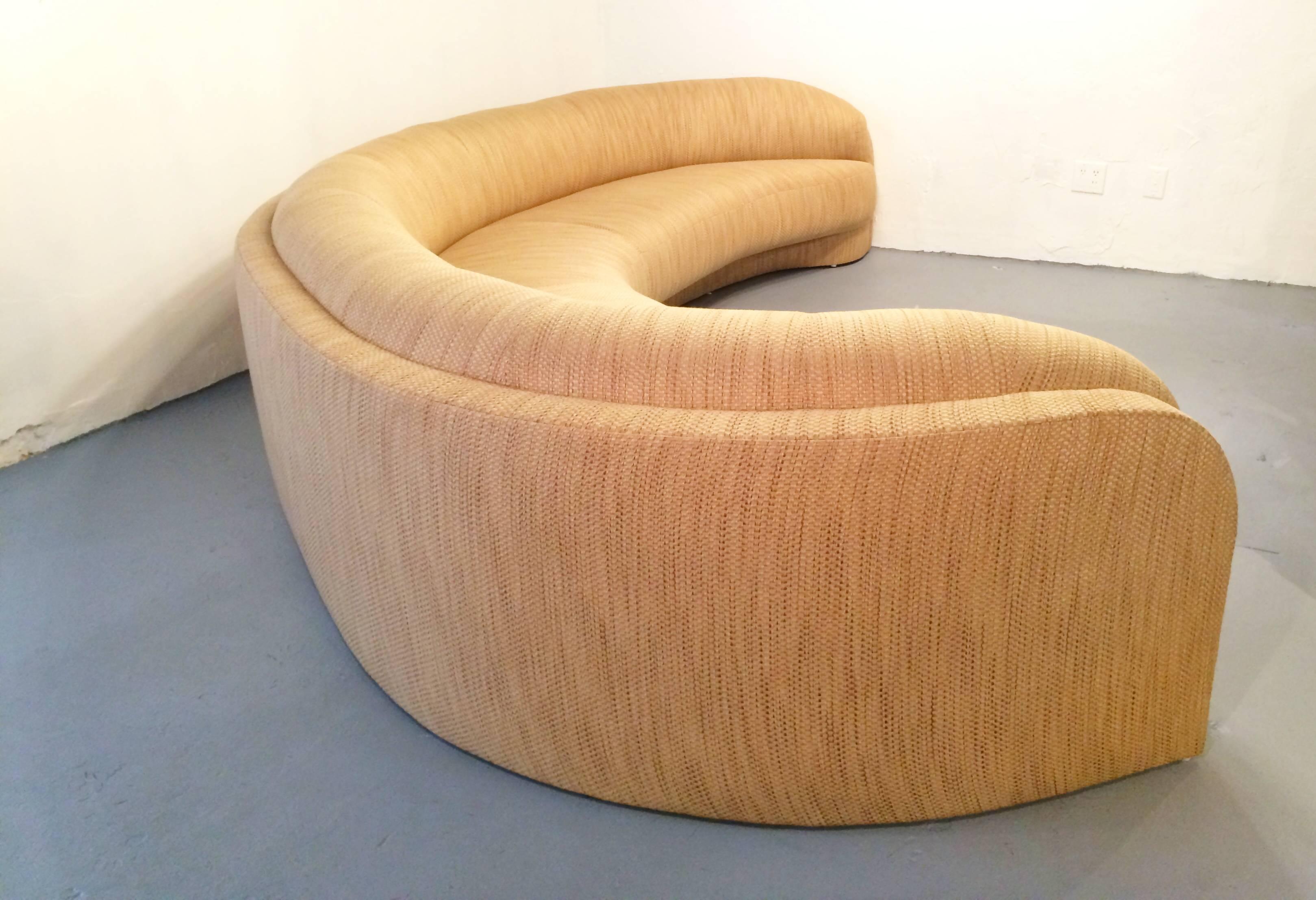 Amazing Sculpted Custom Made Sofa by Steve Chase at 1stDibs