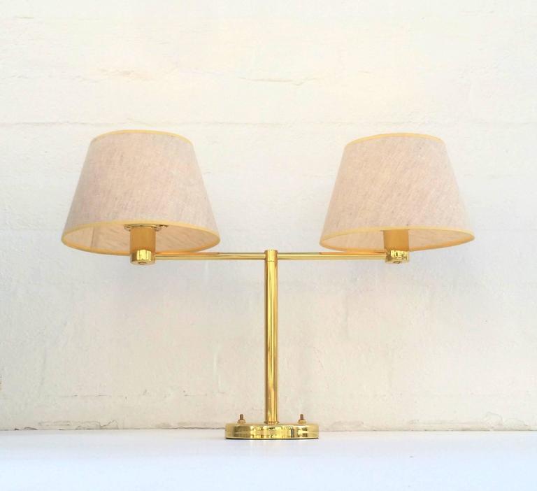 Double Shade Desk Lamp by Nessen at 1stDibs | double shade table lamp