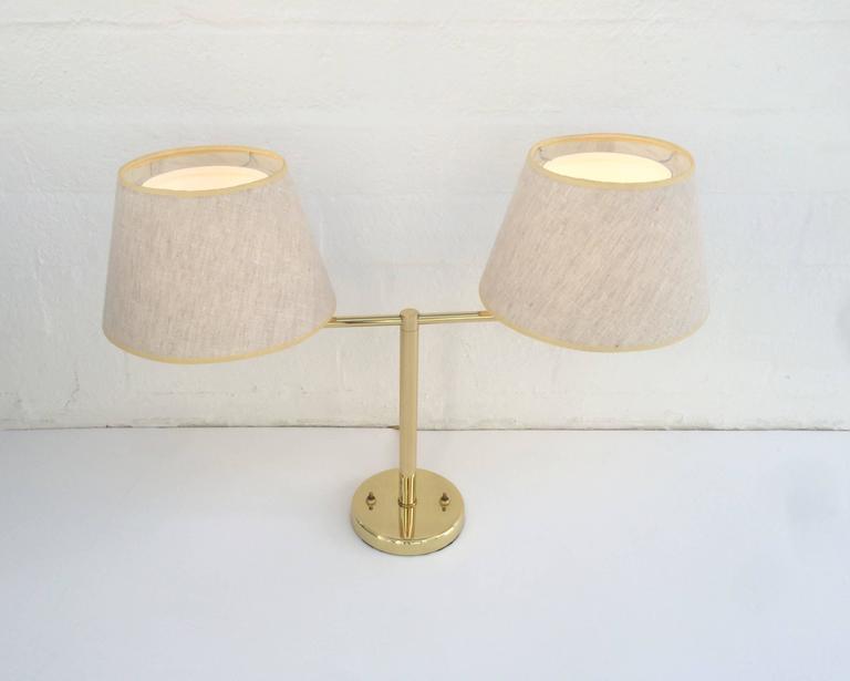 Double Shade Desk Lamp by Nessen at 1stDibs | double shade table lamp