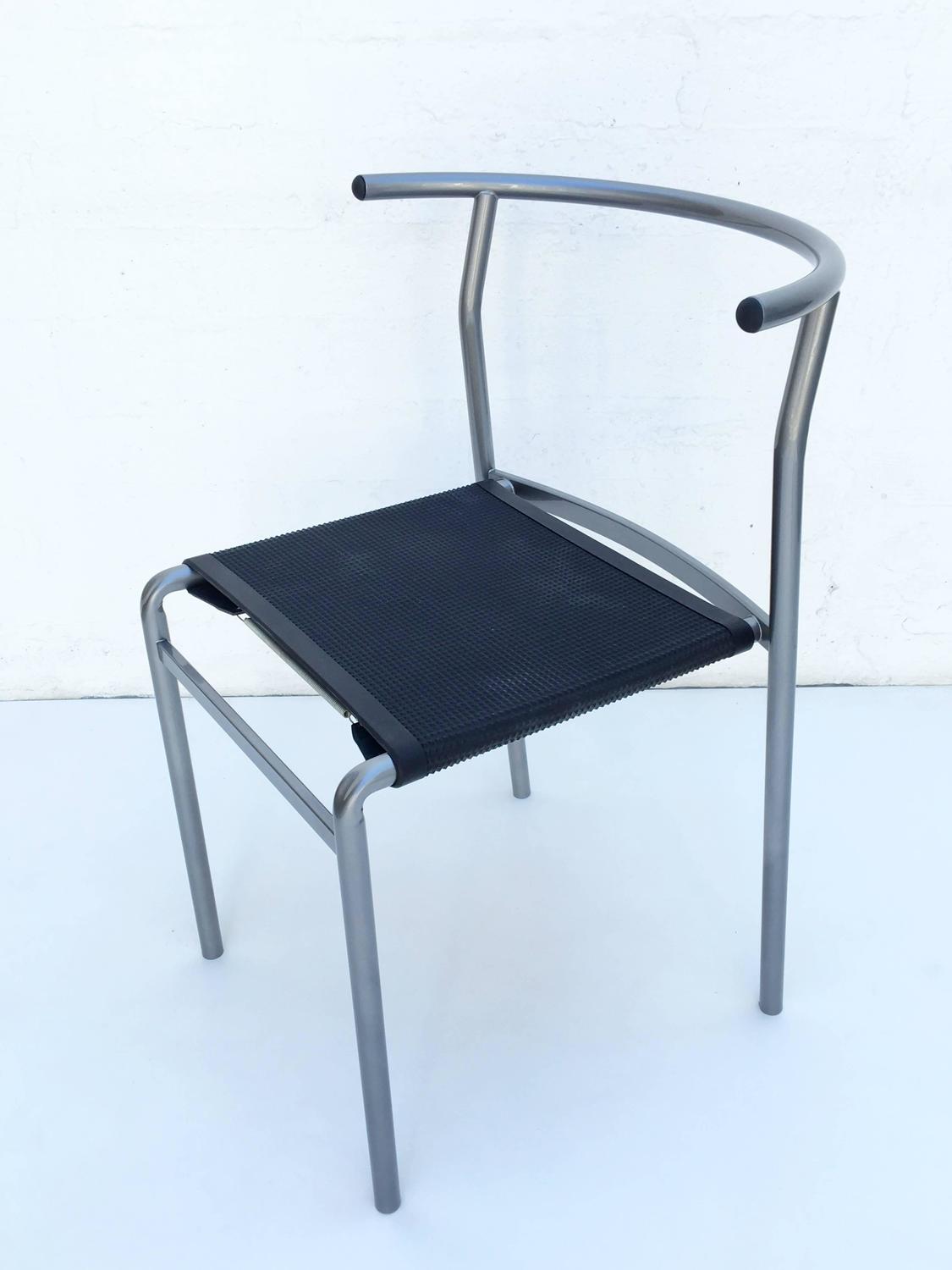 Four Café Staking Chairs by Philippe Starck for Cerruti Baleri For Sale ...