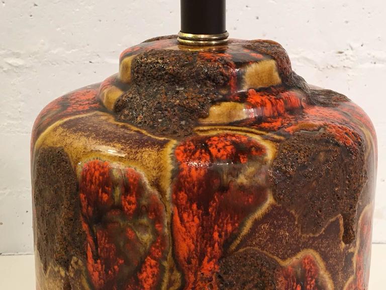 Pair of 1960s Volcanic Drip Glazed Ceramic Table Lamps at 1stDibs ...