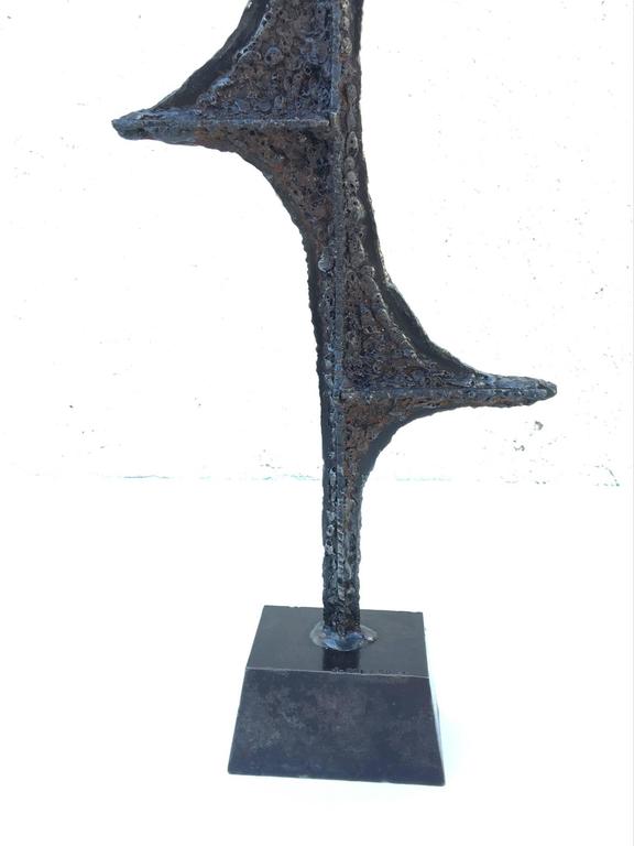 Brutalist Studio Sculpture by John De La Rosa at 1stDibs
