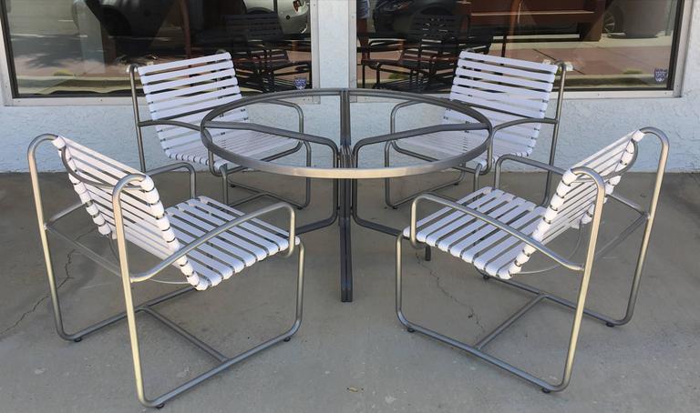 1970s Outdoor Five-Piece Patio Set by Brown Jordan at 1stDibs
