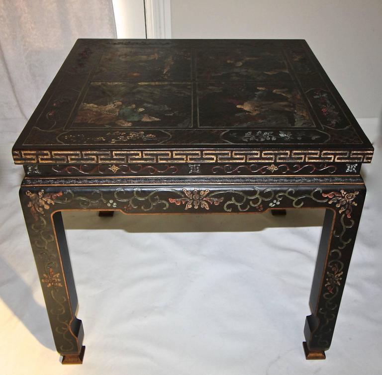 Pair of Baker Asian Inspired Chinoiserie Side or End Tables at 1stDibs ...