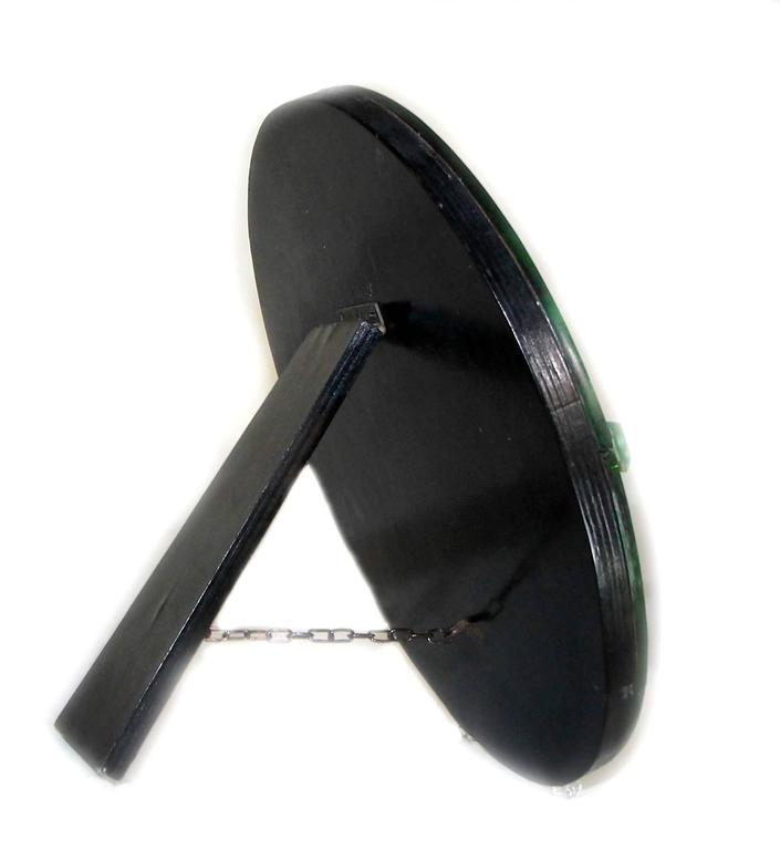 French Art Deco Emerald Green Table Mirror at 1stDibs