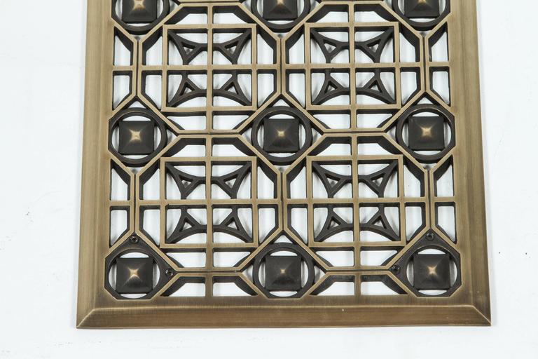 Bronze Grille by Historical Arts and Casting at 1stDibs
